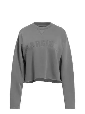 MAISON MARGIELA Maison Margiela Solid Color Crewneck Sweatshirt Gray