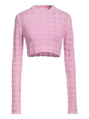 Sportmax Cropped Knit Sweater - Pink