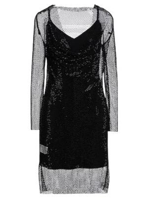 Max Mara Embellished Mesh Slip Dress - Black