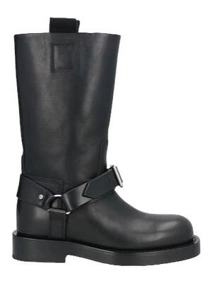 BURBERRY Burberry Tall Leather Boots With Square Heel