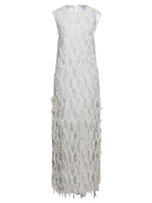 MAISON MARGIELA Two-tone Maxi Dress - Gray