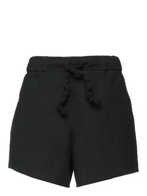 GANNI Drawstring Shorts - Black