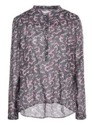 Isabel Marant Étoile Printed Long-sleeve Cover-up - Gray