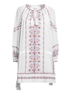 Isabel Marant Étoile Embroidered Kaftan Dress - White