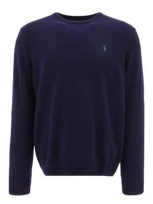 Polo Ralph Lauren Polo Ralph Lauren Logo Round Neck Sweater Black