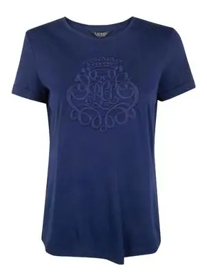 Ralph Lauren Embroidered Monogram T-shirt - Blue