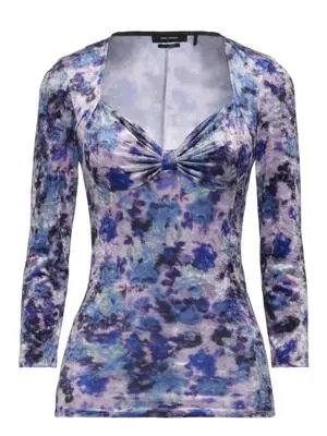 Isabel Marant Étoile Chenille Gathered Top - Blue