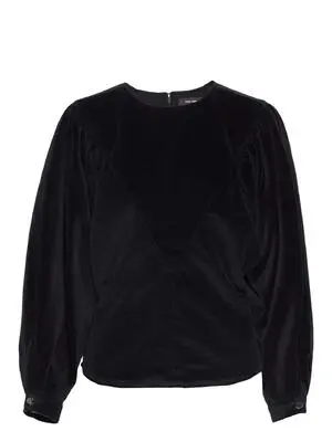 Isabel Marant Étoile Crew Neck Long-sleeved T-shirt - Black