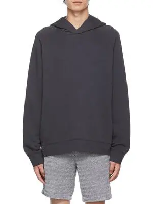 Vince Logo Hooded Sweater - Black
