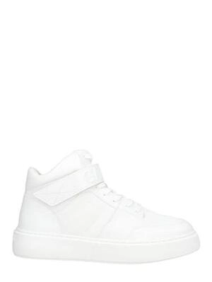 GANNI High-top Trainers With Velcro Fastening - White