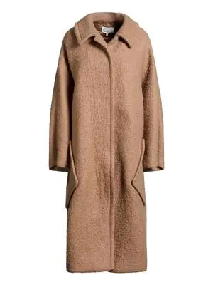 MAISON MARGIELA Single-breasted Long-sleeve Coat - Brown