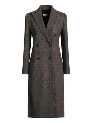 MAX MARA Max Mara Herringbone Double-Breasted Coat