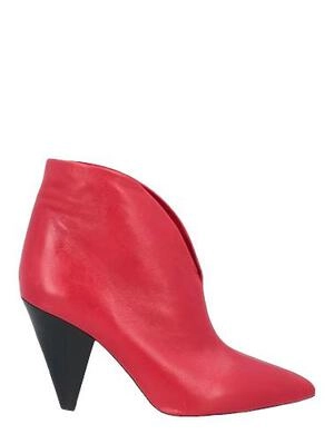 Isabel Marant Étoile Cone Heel Ankle Boots - Red