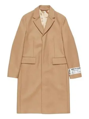 Acne Studios Single-breasted Wool Blend Coat - Nude