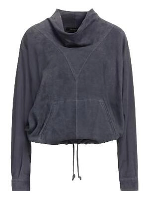 ISABEL MARANT ÉTOILE Isabel Marant Suede Draped Neckline Top