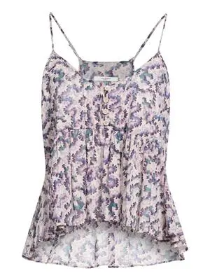 Isabel Marant Étoile Isabel Marant Sleeveless Peplum Top Gray
