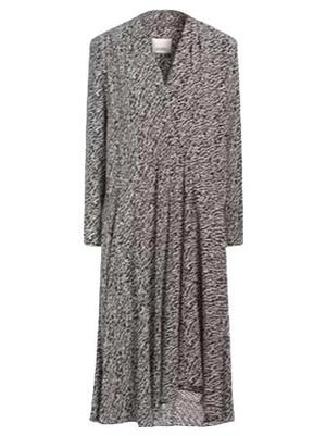 Isabel Marant Étoile Two-tone Pleated Dress - Gray