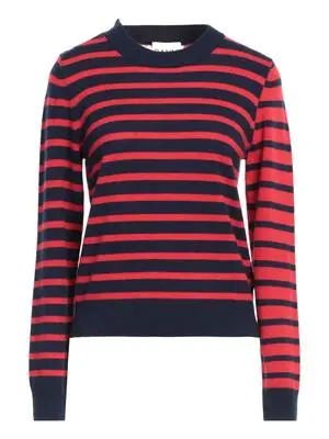 GANNI Ganni Striped Crewneck Long Sleeve Pullover