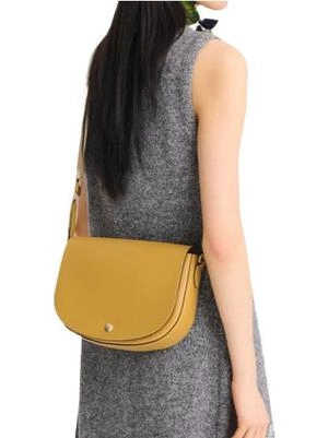 Longchamp Medium Calfskin Épure Flap Cross-body Bag - Nutmeg