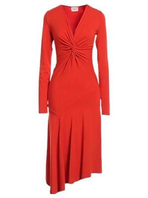 Isabel Marant Étoile Long Sleeve Midi Dress - Red