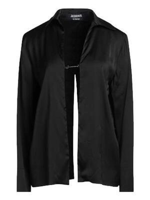 JACQUEMUS Jacquemus Satin Long-Sleeved Top