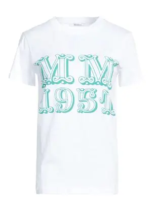 Max Mara Logo Print Crewneck T-shirt - White
