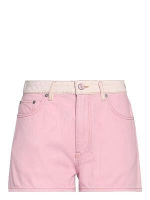 GANNI Ganni Two-Tone Denim Shorts