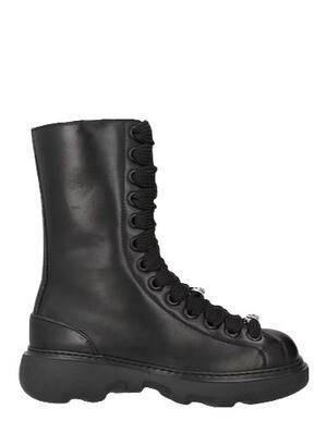 Burberry Lace-up Ankle Boots - Black