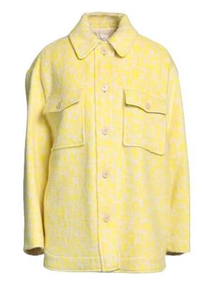 Isabel Marant Étoile Single-breasted Printed Overcoat - Yellow