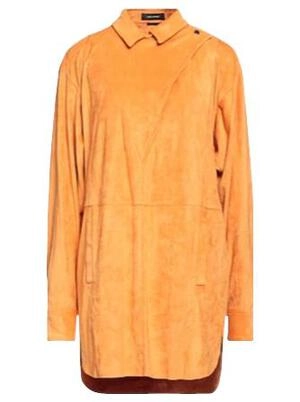 Isabel Marant Étoile Suede-style Cinched Skirt - Orange