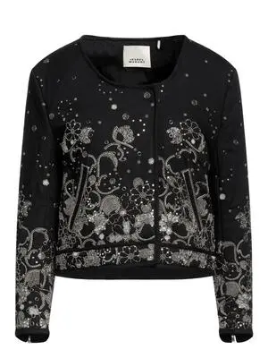 Isabel Marant Étoile Embellished Zip-up Jacket - Black