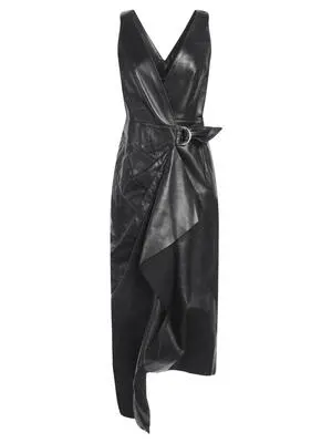 ISABEL MARANT ÉTOILE Isabel Marant Sleeveless Leather Dress With Buckle Detail