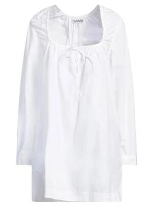 GANNI Shirt Dress - White
