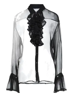 MAISON MARGIELA Maison Margiela Silk Ruched Shirt