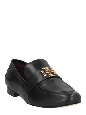 Tory Burch Classic Logo Flat Loafer - Black