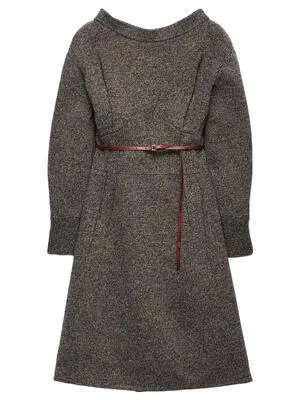 Prada Mouliné Wool Dress - No
