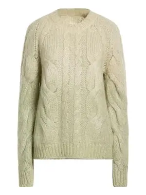 MAISON MARGIELA Long Sleeve Cable Knit Jumper - Nude