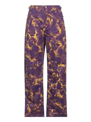 BURBERRY Burberry Floral Print Straight-Leg Trousers