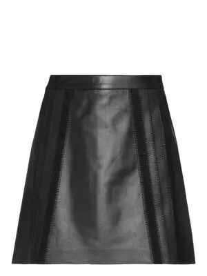 Chloé Suede Flared Skirt - Black