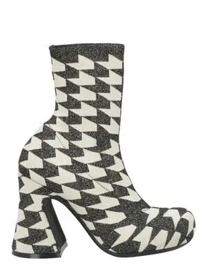 Marni Color-blocked Metallic Sock Ankle Boots - Black