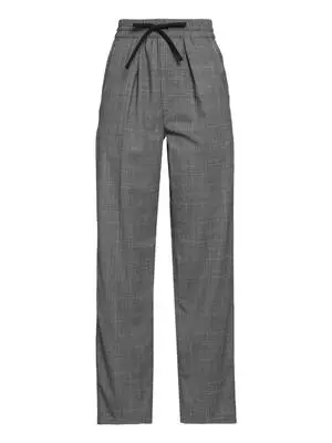 Isabel Marant Étoile Stretchy Fabric Tartan Pattern Trousers - Gray