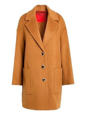 MAXCO. Max&co. Single-breasted Wool Coat - Brown