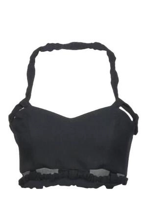 GANNI Ganni Halterneck Cropped Top