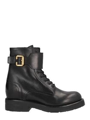 Chloé Ankle Boots With Buckle Detail - Black