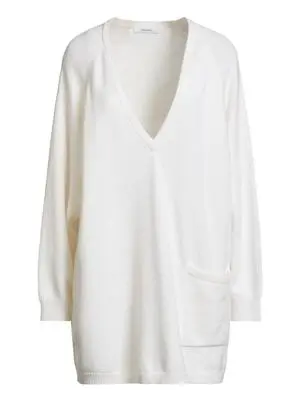 Max Mara Max Mara Lightweight Knit Jumper With Patch Pocket White