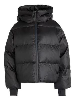 MAXCO. Max&co. Quilted Down Jacket With Hood - Black