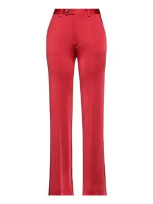 Marni Solid Color Straight Leg Trousers - Red