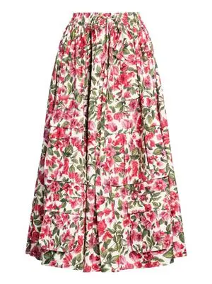 FARM RIO Farm Rio Floral Midi Skirt