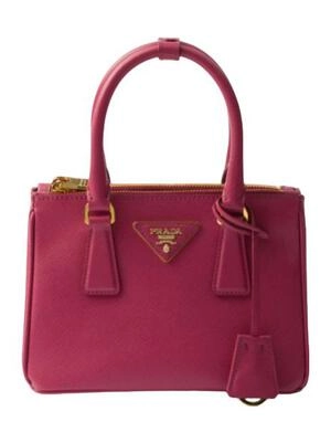 Prada Galleria Saffiano Leather Mini Bag - Red