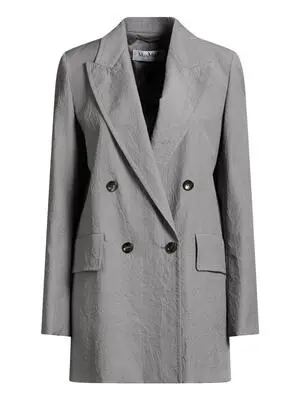 MAX MARA Max Mara Double-Breasted Crinkled Blazer
